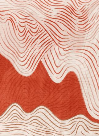 Saison 1865 Foulard imprimé en laine