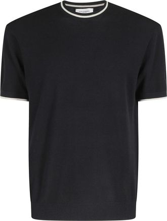 Paolo Pecora Homme, Pulls, Noir, Taille: L Maglia Girocollo