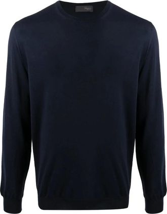 Drumohr Homme, Pulls, Bleu, Taille: 2XL Pull en laine m&eacute;rinos extrafine 140s