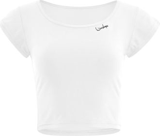 Winshape Winshape Damen Functional Light and Soft Cropped Kurzarmshirt Aet137ls T-Shirt, Ivory, XS EU