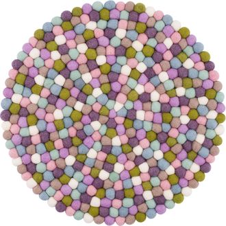 myfelt Filzkugel Sitzauflage/Stuhlauflage - Greta - 36 cm, bunt