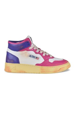 Autry Low-Top Sneaker - Mid Super Vintage Sneakers - Gr. 37 (EU) - in Rosa - f&uuml;r Damen