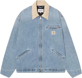 Carhartt Work in Progress Homme, Vestes, Bleu, Taille: S Giubbino