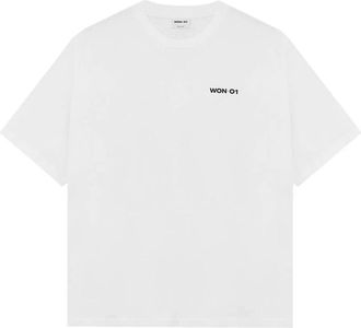 Won Hundred Homme, Tops, Blanc, Taille: S LA Butterflie T-shirt