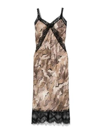 Pinko Knielanges Kleid - Gr&uuml;n