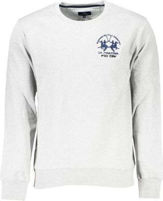 La Martina Homme, Sweatshirts et sweats &agrave; capuche, Blanc, Taille: XL Xmf011 Crewneck SweaT-shirt