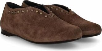 Lince Lince Ballerine avec ornement confortable | Semelle en caoutchouc | Semelle int&eacute;rieure en gel amovible | I53302 | Fabriqu&eacute;es en Espagne, Cuir cro&ucirc;te t