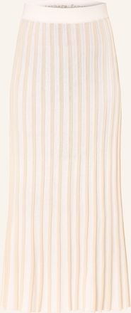 Hemisphere Hemisphere Faltenrock Aus Merinowolle beige