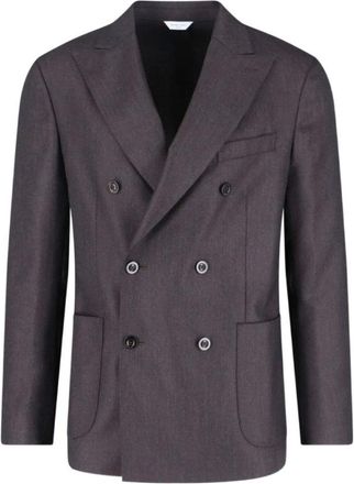 Boglioli Homme, Costumes, Gris, Taille: XL Blazer Crois&eacute;