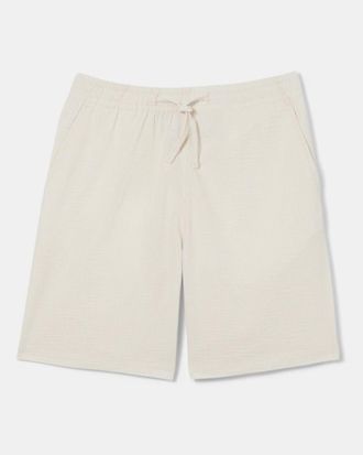 Lacoste Leichte Shorts aus Baumwoll-Seersucker-Material in