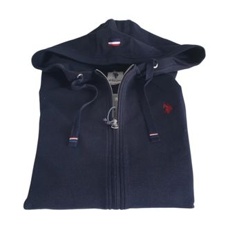 U.S.Polo Association Kapuzen Sweatshirt mit durchgehendem Rei&szlig;verschluss - - Sweatshirts & Hoodies - Herren - Blau - 3XL