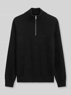 Marc O'Polo Regular Fit Troyer aus Baumwoll-Schurwoll-Mix