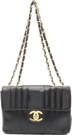 Chanel Mademoiselle Schultertasche - Schwarz