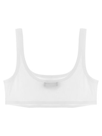 Versace Womens White Cotton Bra Clothing