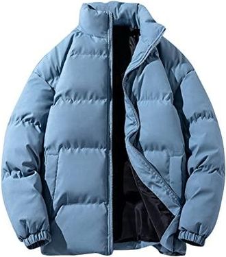 Generic Manteau Homme Hiver Chaude 2023 Veste L&eacute;g&egrave;re Sport Col Montant Blouson Vintage de Travail Manches Longues Manteaux de Randonn&eacute;e Outdoor Halloween Adul