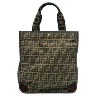 Fendi Sac cabas Zucchino Pre-owned - Femme - Pre-owned - Brun - Taille: ONE Size