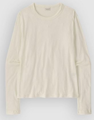 Patagonia Rib Knit Top T-Shirt white