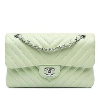 Chanel Pre-owned Classic Flap Shoulder Bag - - Pre-owned - Damen - Gr&uuml;n - ONE SIZE