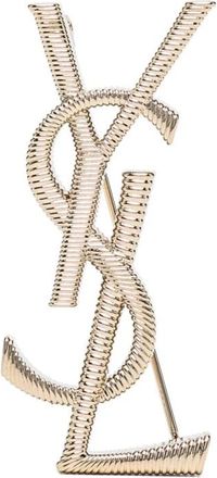 Saint Laurent Cassandre Broche - - Accessories - Damen - Gelb - ONE SIZE