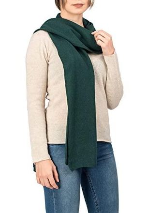 DALLE PIANE CASHMERE Ècharpe en cachemire mélange - Made in Italy - Homme/Femme, Couleur: Vert, Taille unique