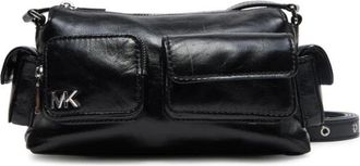 Michael Kors Femme, Sacs, Noir, Taille: ONE Size Dakota Small Leather Shoulder Bag