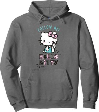 Hello Kitty Like Follow Social Friends Online Classic Click Pullover Hoodie