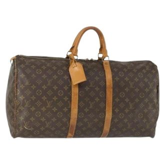 Louis Vuitton Pre-owned Vintage Canvas Weekend Bag - - Pre-owned - Damen - Braun - ONE SIZE