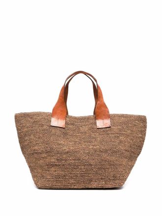 Ibeliv sac cabas Tokio Datea &agrave; design tress&eacute; - Marron
