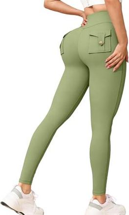 Generic Legging Anti Cellulite Femme Mode D&eacute;contract&eacute; Minceur Taille Haute Lissant Fessier Pantalon de Sport Femme Unicolore S&eacute;chage Rapide Yoga Base Fitness 