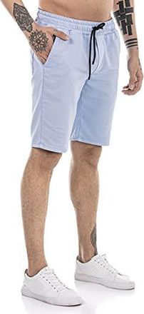 Red Bridge Short pour Homme Jogger Sweat-Pants Pantalon Court Bermuda Bleu XL