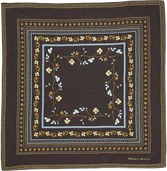 Skall Studio Femme, Accessoires, Brun, Taille: ONE Size Classic Scarf Floral