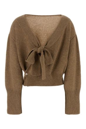 Ermanno Scervino Scollo Sweater - Beige
