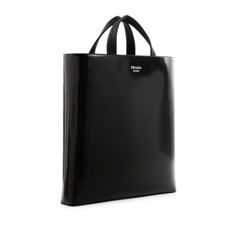 Prada Sac shopping en cuir avec gourde
