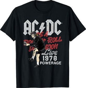 AC/DC RocknRoll Damnation Live 1978 Powerage T-Shirt