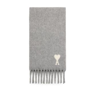 Ami Winter Scarves - - Accessories - Damen - Grau - ONE SIZE