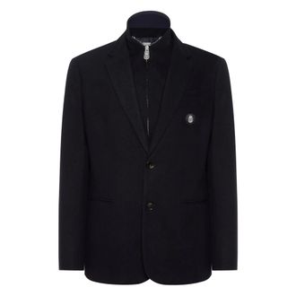 Billionaire Boys Club Homme, Vestes, Bleu, Taille: 3XL Travel Hood Blazer