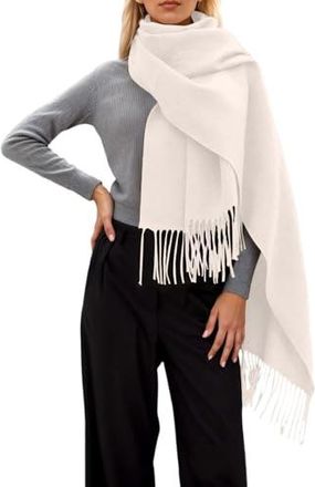 Generic &Eacute;charpe dhiver luxueuse et douce pour une &eacute;charpe enveloppante &eacute;paisse et confortable, cache-cou &eacute;l&eacute;gante, Wh2, taille unique