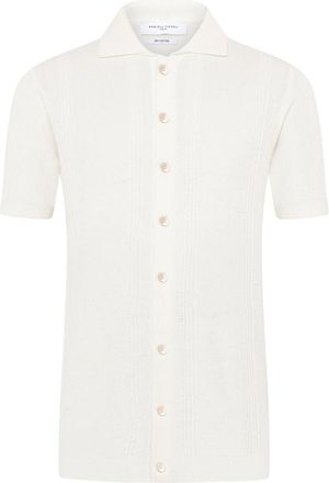 Daniele Fiesoli Durchgekn&ouml;pftes Feinstrick-Poloshirt aus edler Baumwolle in