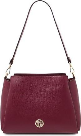 Tuscany Leather Abby - Sac Bandoulière en Cuir (Bordeaux)