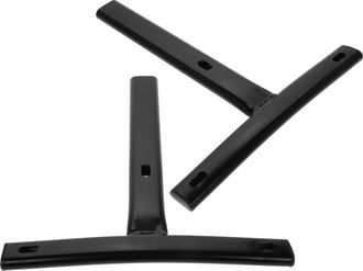 Garneck DIKACA 2 St&uuml;ck 2 St&uuml;ck T-F&ouml;rmige St&uuml;tzstangen aus Verdicktem Stahl Schwarze R&uuml;ckenlehnenverst&auml;rkung f&uuml;r B&uuml;rost&uuml;hle und Gaming Drehst&uuml;hle Passgenau mit