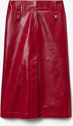 Tory Burch Damen Rock aus Leder