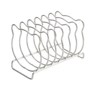 Angoily Toasterst&auml;nder aus Edelstahl: Tisch-Toasthalter f&uuml;r 6 Scheiben - Niedlicher Brotst&auml;nder in B&auml;renform f&uuml;r die Fr&uuml;hst&uuml;ckspr&auml;sentation auf dem Esstisch