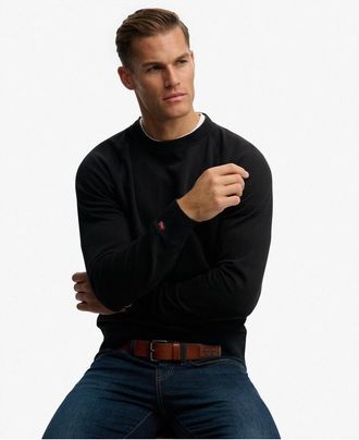 Superdry Sweat &agrave; col rond Essential Logo Raglan