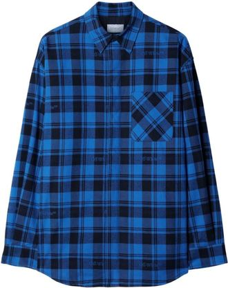 Off-white Homme, Chemises, Bleu, Taille: L Felpa Shirt