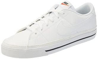 Nike Nike Mens Shoes Court Legacy, White/White-Black, DH3162-101, 40.5 EU (7.5 US)