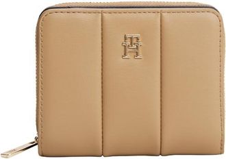 Tommy Hilfiger Th Icon Med Za Quilted Aw0aw17746, Portefeuille zippé Femme, Khaki (Safari Canvas), Taille Unique