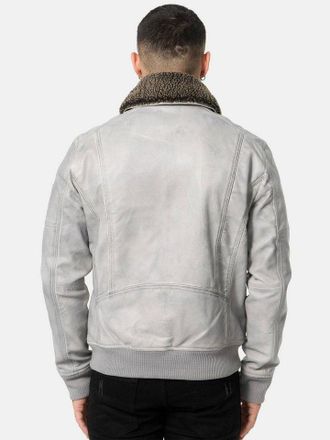 Tazzio Lederjacke A801 mit abnehmbarem Fell