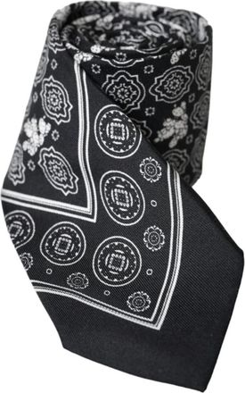 Dolce & Gabbana Homme, Accessoires, Noir, Taille: ONE Size Cravate Martini