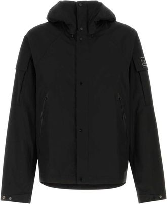 C.P. Company C.p. Company, Homme, Sport, Noir, Taille: S Veste &agrave; capuche en tissu technique