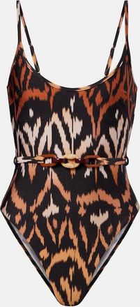 Zimmermann Maillot de bain Aster Scoop &agrave; imprim&eacute;